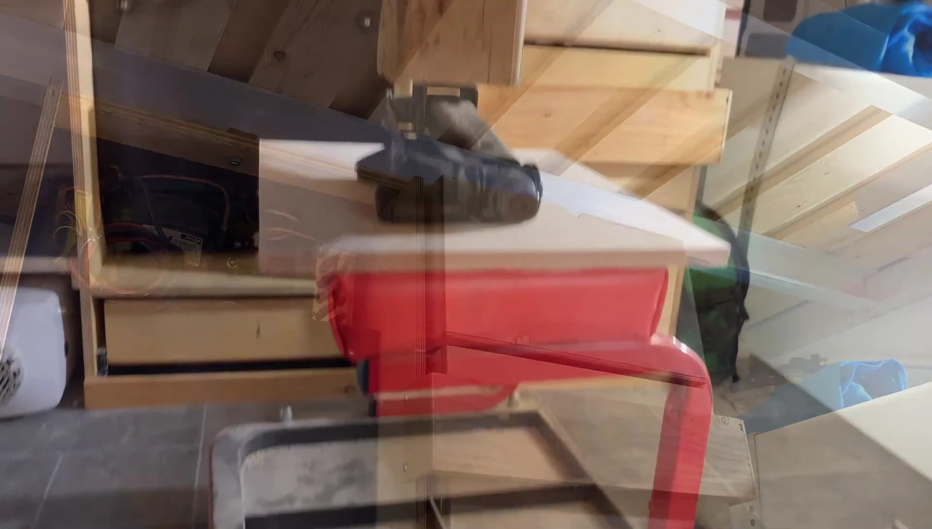 DIY Van Garage Storage: Slim Folding Chair Rack